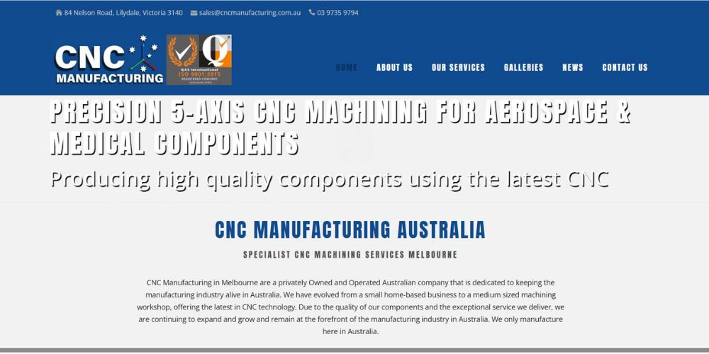 Top 12 CNC Machining Australia 2026